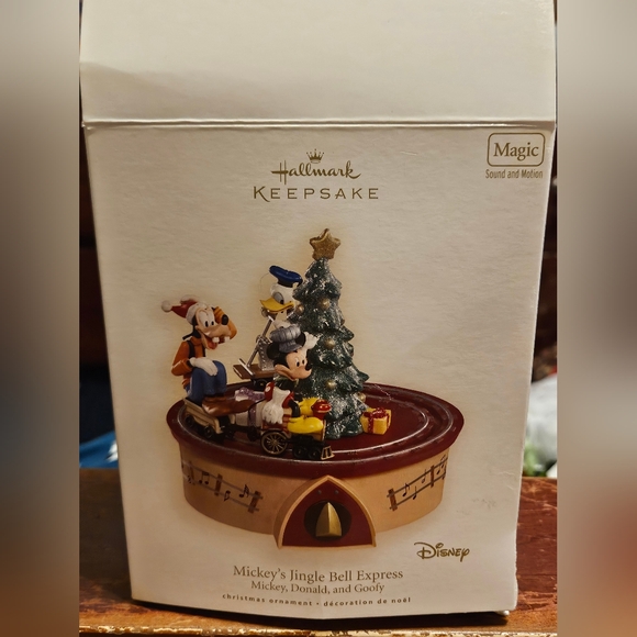 Holiday | Hallmark Keepsake Disney Mickeys Jingle Bell Express Train ...